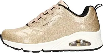 Skechers Street UNO-Diamond Shatter Baskets pour Femme, Or, 37 EU