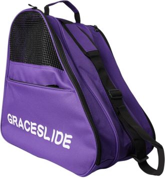 Harilla Rollschuh-Tasche, Inline-Skate-Tasche für Kinder, Premium-Schlittschuh-Taschen für Kinde Erwachsene, Lila