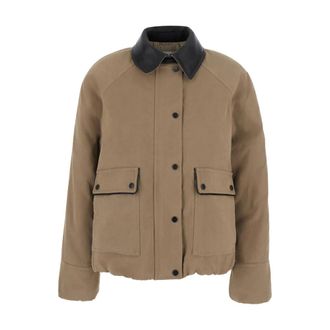 Brunello Cucinelli Damen, Jacken, Beige, MGr&ouml;&szlig;e