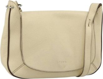 Loewe Sac port&eacute; &eacute;paule doccasion - Femme - Pre-owned - Beige - Taille: ONE Size