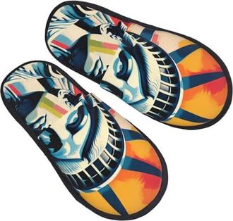 Generic Libert&eacute; New York City C&eacute;l&egrave;bre Monument Am&eacute;ricain Homme Femme Chaussures De Maison Peluche Slippers L&eacute;g&egrave;res Chaussons Pour Maison Ext&eacute;rieur Automne L