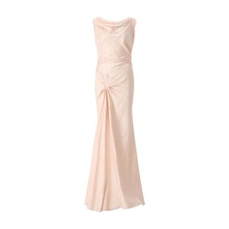 Victoria Beckham Gathered Gown - - Dresses - Damen - Rosa - M