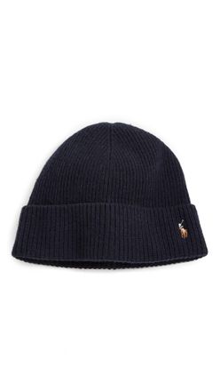 Ralph Lauren Polo Ralph Lauren - Signature Pony Wollm&uuml;tze - Marineblau