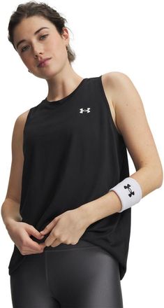 Under Armour Damen Tech Tank Top, (001) Schwarz/Wei&szlig;, X-Klein
