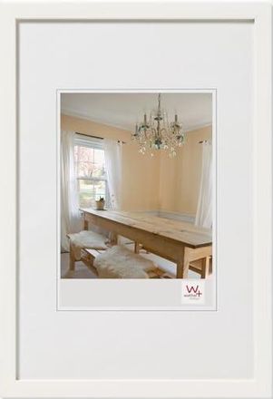 Walther Design Bilderrahmen polarweiss 29,7 x 42 cm (DIN A3) Peppers Holzrahmen BP342V