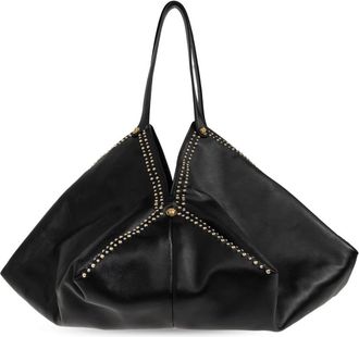 Versace Femme, Sacs, Noir, Taille: ONE Size Grand sac port&eacute; &eacute;paule Orn&eacute; Protea