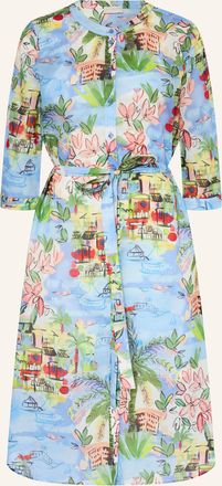 Milano Milano Italy Kleid Mit 3/4-Arm blau