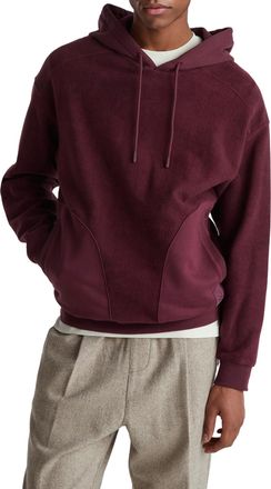 Benetton Herren Maglia C/CAPP. M/L 3nmeu201x Kapuzenpullover, rot, XXL