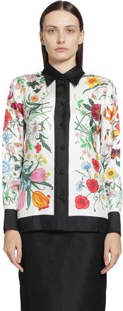 Gucci Printed Silk Shirt