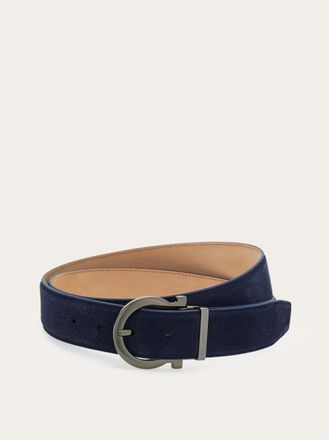 Ferragamo Herren Verstellbarer G&uuml;rtel Blau