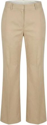 Emma & Gaia Femme, Pantalons, Beige, Taille: 46 FR Pantalon Droit
