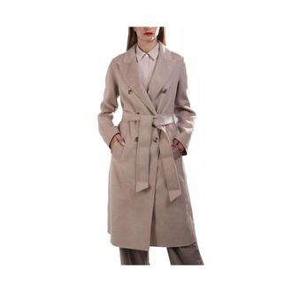 Marella Belted Coat - - Coats - Damen - Beige - L