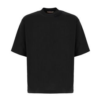 Marni Homme, Tops, Noir, Taille: M T-shirt décontracté en coton pour homme