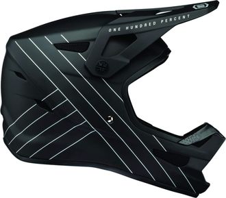 100% Unbekannt Status Helm, Essential Schwarz, XL