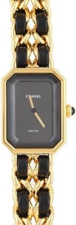 Chanel Montre-bracelet vintage en verre Pre-owned - Femme - Pre-owned - Noir - Taille: ONE Size