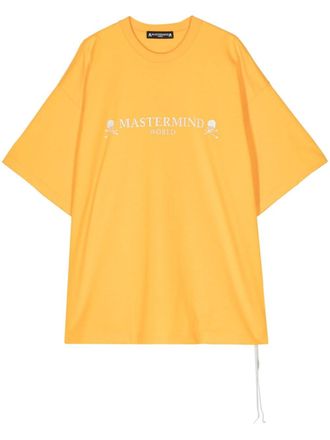 MASTERMIND WORLD t-shirt en coton à logo imprimé - Jaune