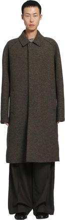 Harris Wharf London Balmacaan Boiled Wool Coat