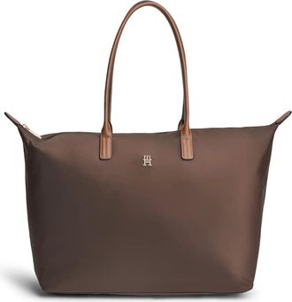 Tommy Hilfiger Popette Maxi-Tasche in Braun