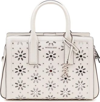 Michael Kors Femme, Sacs, Blanc, Taille: ONE Size Laila Small Satchel