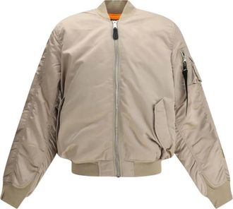 Alpha Industries veste bomber à fermeture zippée - Tons neutres