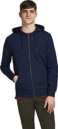 Jack & Jones Sweat &agrave; Capuche zipp&eacute; Sweat &agrave; Capuche zipp&eacute; Uni Navy Blazer XXL Navy Blazer XXL