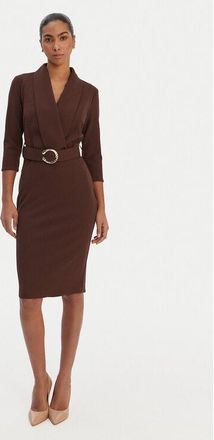 Rinascimento Rinascimento Coctailkleid CFC0126777003 Braun Slim Fit