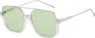 Generic Lunettes De Soleil À Monture Large For Hommes, Vacances, Plein Air, Femmes(Clear)