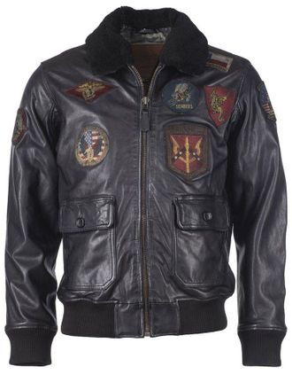 Top Gun Lederjacke TGJ1001