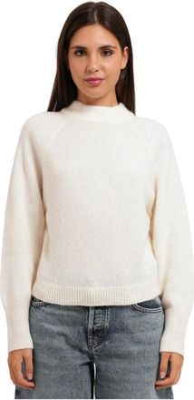 HUGO BOSS Pullover mit halbem Kragen - - Knitwear - Damen - Wei&szlig; - M
