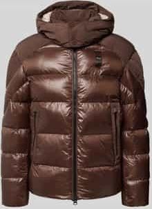 Blauer Steppjacke mit Zweiwege-Rei&szlig;verschluss Modell KIERNAN