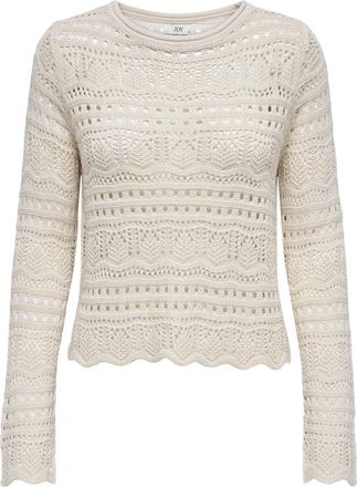 Jacqueline de Yong Jacqueline De Yong Damen Jdysun Lay L/S Boatneck Pullov. KNT Noos Strickpullover, Tapioca, XS