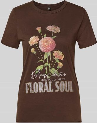 Only Regular Fit T-Shirt aus reiner Baumwolle ONLLUCY