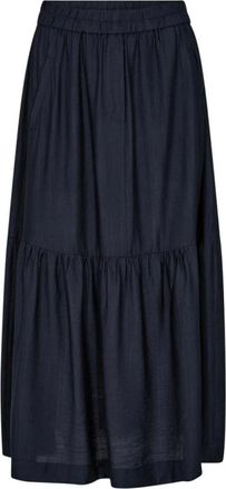 Co'Couture Femme, Jupes, Noir, Taille: 44 FR Jupe Gypsy avec Détail à Volants