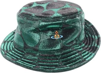 Vivienne Westwood bob à broderies Orb (années 2020) - Vert