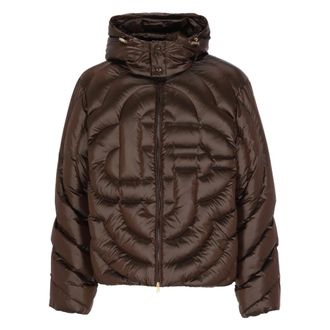 Casablanca Nylon Puffer Jacket - - Jackets - Herren - Braun - M