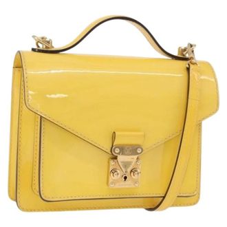 Louis Vuitton Pre-owned Vintage Lackleder Handtasche - - Pre-owned - Damen - Gelb - ONE SIZE
