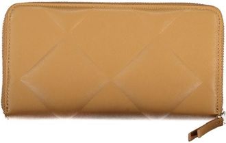 Calvin Klein Quilted Polyurethane Wallet - Brown