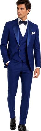 Luigi Bianchi Mantova Homme, Costumes, Bleu, Taille: M Costume &agrave; un bouton