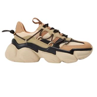 Steve Madden Schuhe f&uuml;r Damen, Klobiger Absatz (Khaki/Schwarz)