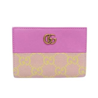 Gucci Pre-owned GG Canvas 783121 Middle wallet (bi-fold) - Femme - Pre-owned - Rose - Taille: ONE Size