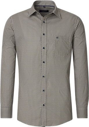 Casamoda Casa Moda Mens Comfort Fit Shirt Blue Circle Print 3XL