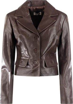 Pence 1979 Lederjacken - - Jackets - Damen - Braun - XS