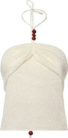 Magda Butrym Femme, Tops, Blanc, Taille: 36 FR Sleeveless Top