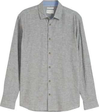 Tom Tailor Freizeithemd - - Shirts - Herren - Grau - L