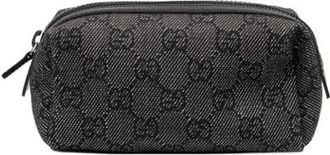 Gucci Pre-owned Sacoche en Denim - Femme - Pre-owned - Gris - Taille: ONE Size