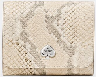 Kate Spade New York Kayla Snake Portemonnaie Mit L-Rei&szlig;verschluss Und Umschlag, Klein