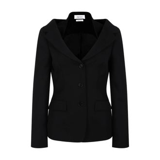 Alexander McQueen Ma&szlig;geschneiderter Blazer - - Jackets - Damen - Schwarzk - S
