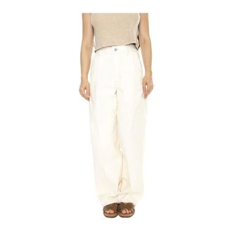 Obey Wide Hosen - - Trousers - Damen - Beige - W25