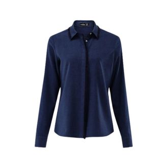 van Laack Leni Bluse - - Blouses & Shirts - Damen - Blau - XL