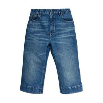 Chlo&eacute; Denim Bermuda Shorts - - Shorts - Damen - Blau - W27